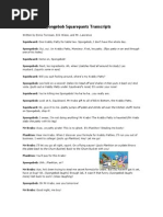 The Trial of SpongeBob SquarePants | PDF