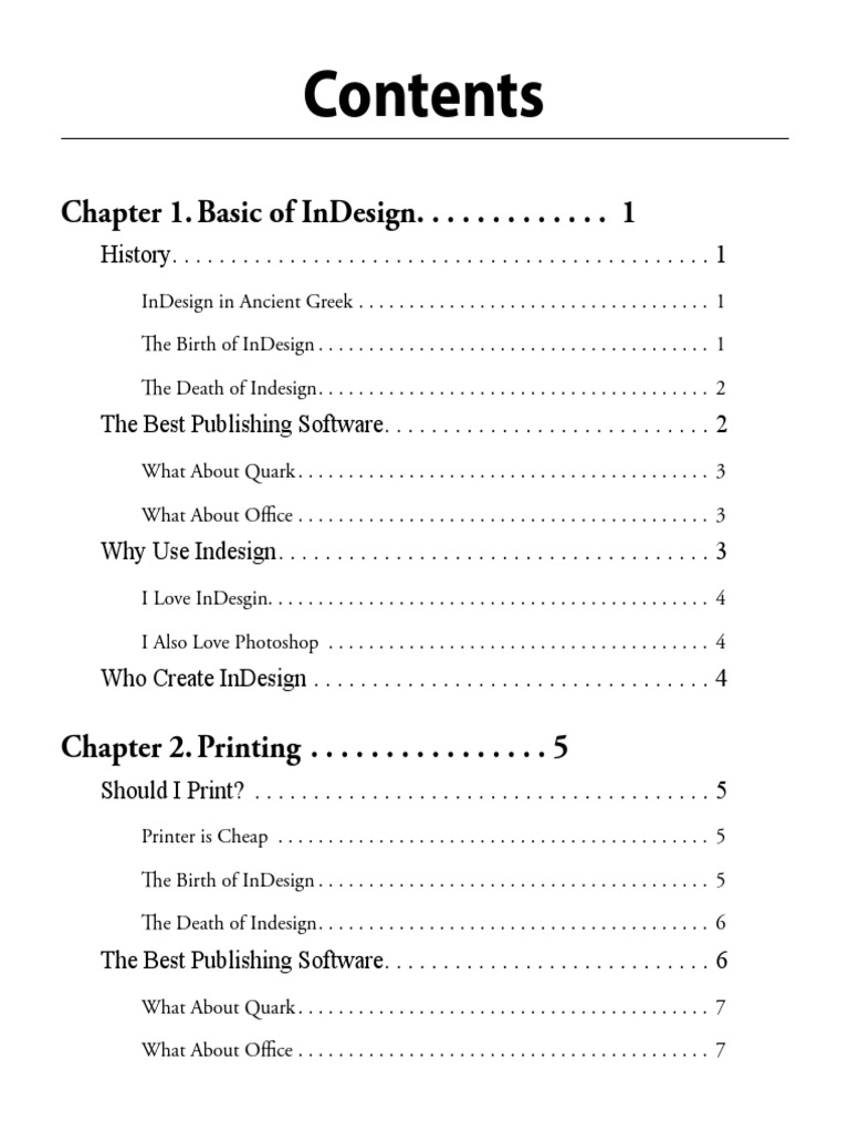 InDesign: History and Usage Guide | PDF | Editing Software | Graphics ...