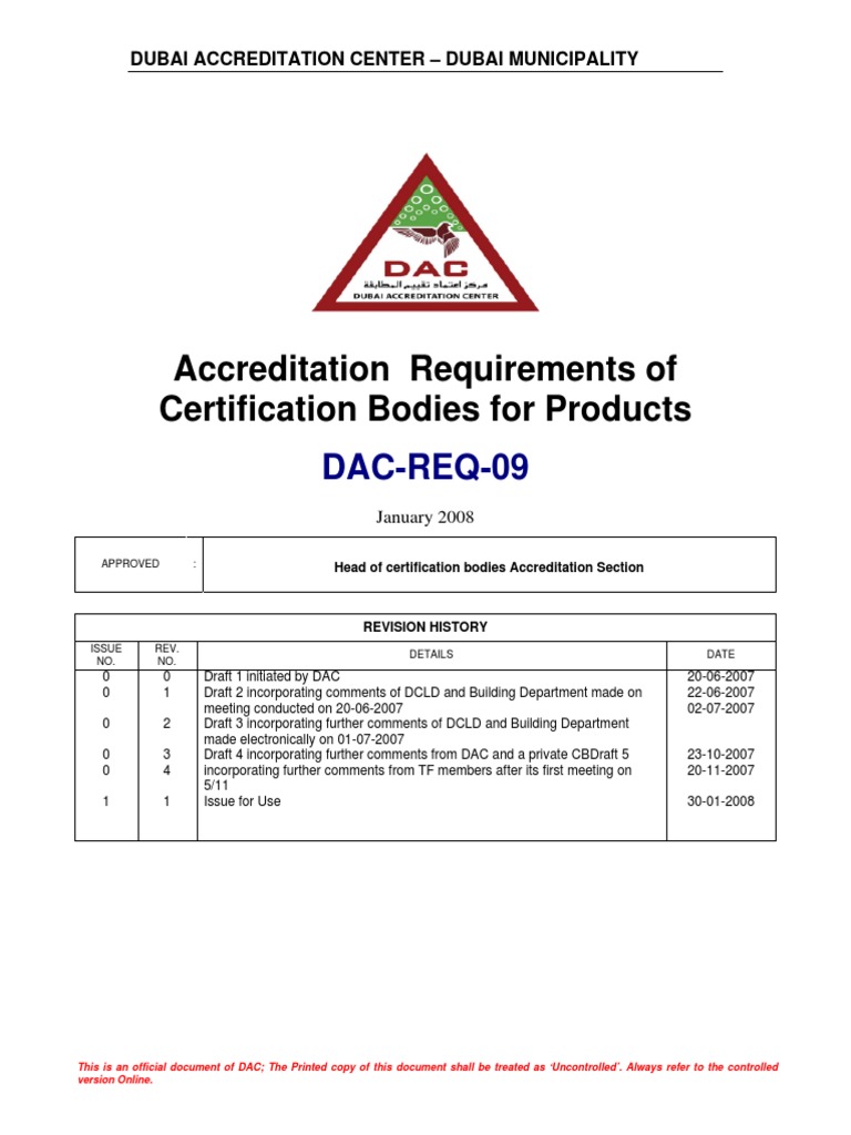 DAC Regulations | PDF | Professional Certification | Audit