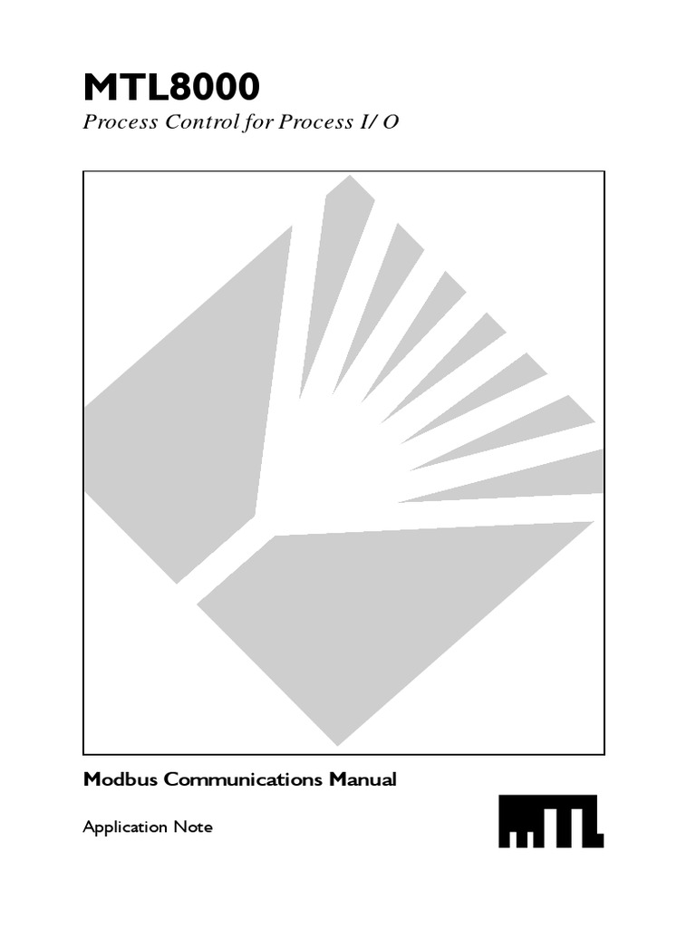 Process Control For Process I/O: Modbus Communications Manual | PDF | Error Detection And ...