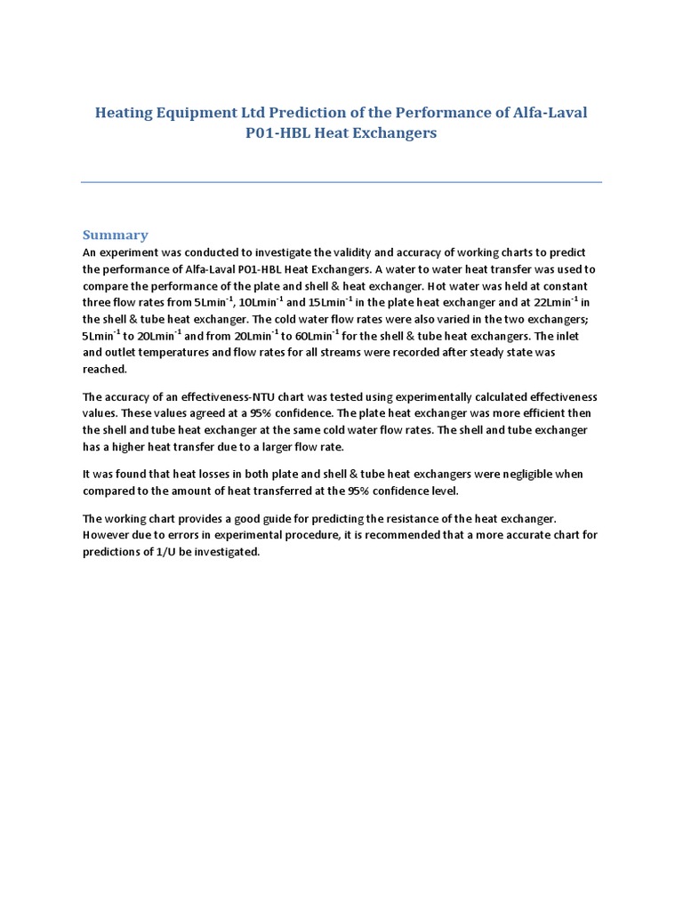 Heat Transfer Lab | PDF | Heat Exchanger | Heat Transfer
