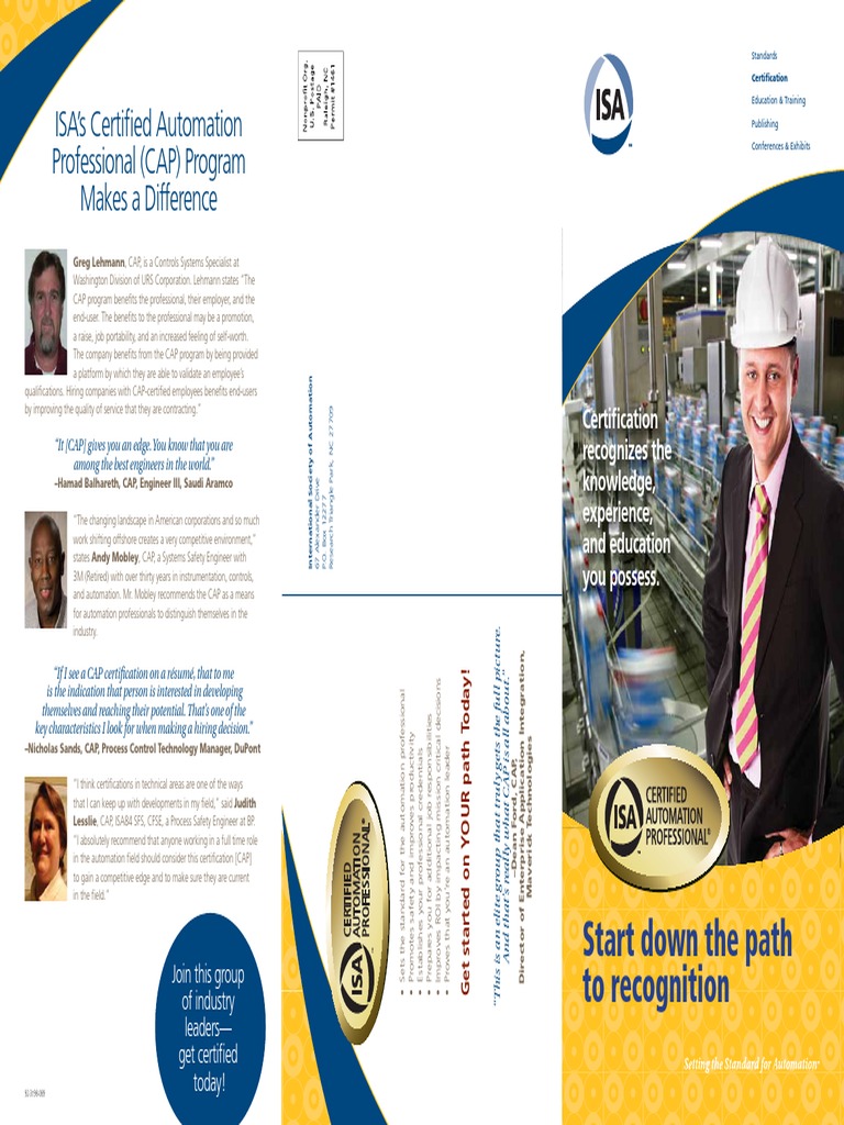 Brochure For CAP | PDF | Automation | Instrumentation