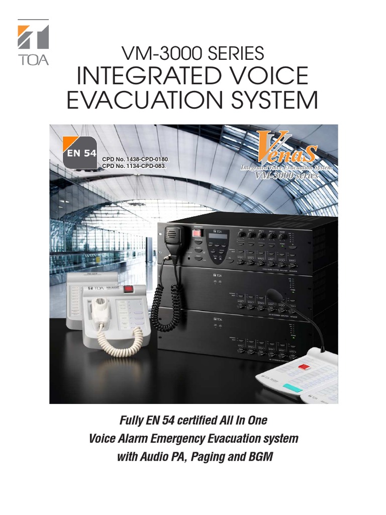 Integrated Voice Evacuation System | PDF | Microphone | Electrical ...
