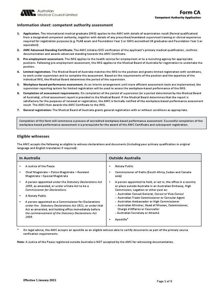 Competent Authority Application Guide | PDF | Justice Of The Peace ...