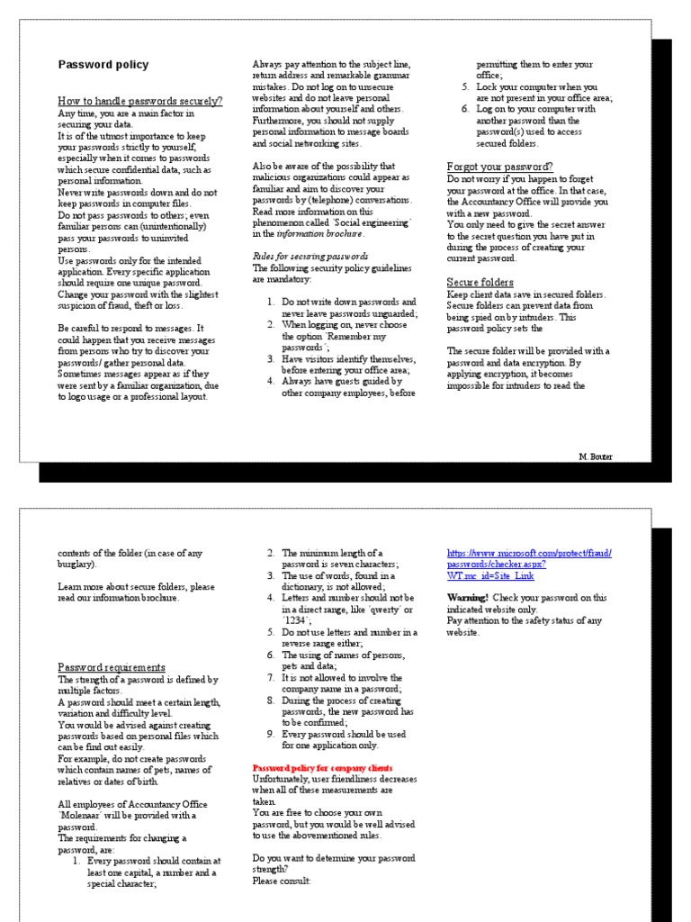 Using Password Policies | PDF | Secure Communication | Password