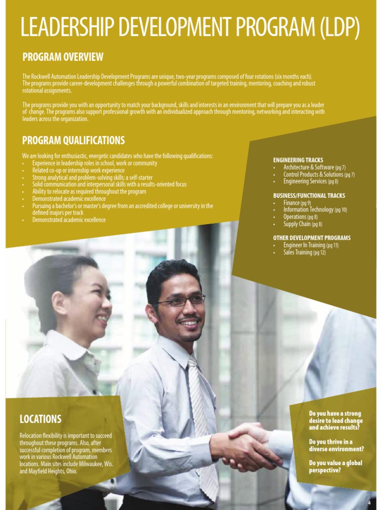 Leadership Development Program (LDP) | PDF | Supply Chain Management ...