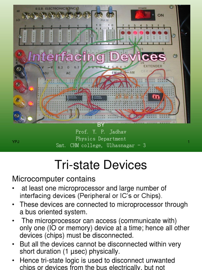 Interfacing Devices (Final -2012) | Electrical Circuits | Manufactured ...