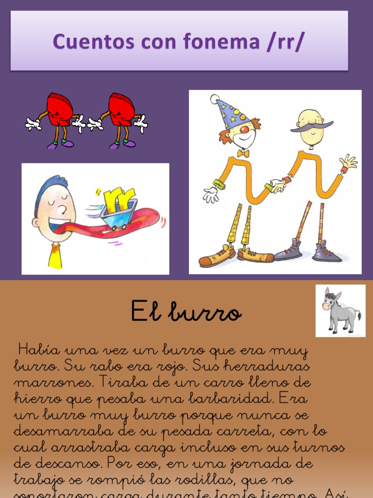 Cuentos cortos con r y rr para niños | PDF | Parilla | Ocio