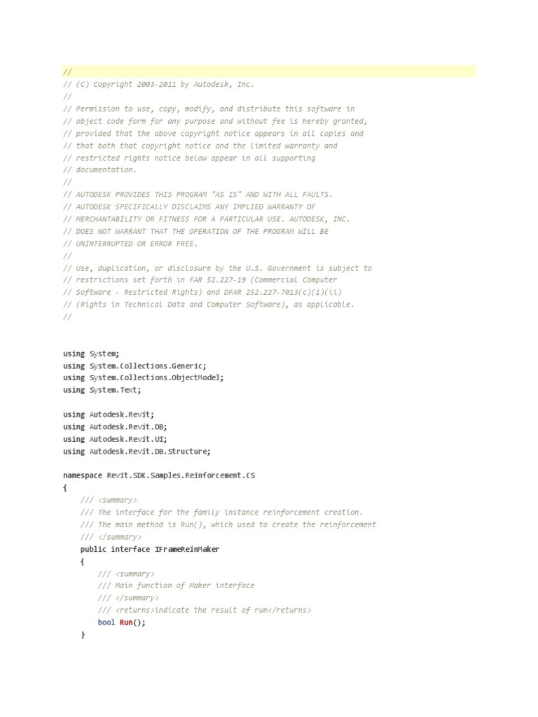 Framreinmaker Revit Csharp Pdf Autodesk Revit Application Programming Interface 0439