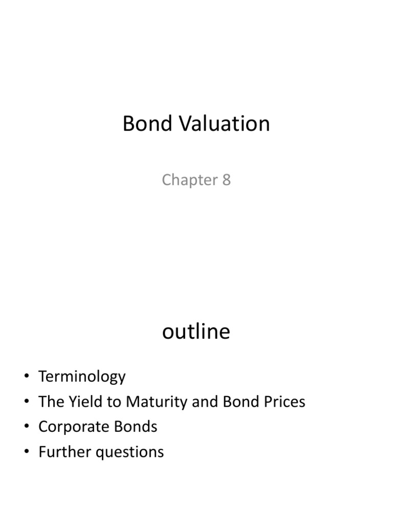 Bond Valuation | PDF | Bonds (Finance) | Yield (Finance)