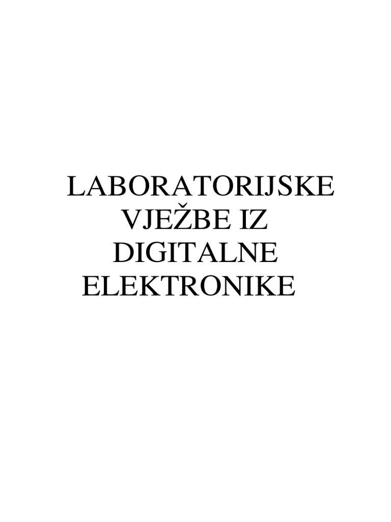 Laboratorijske Vjezbe 5 | PDF