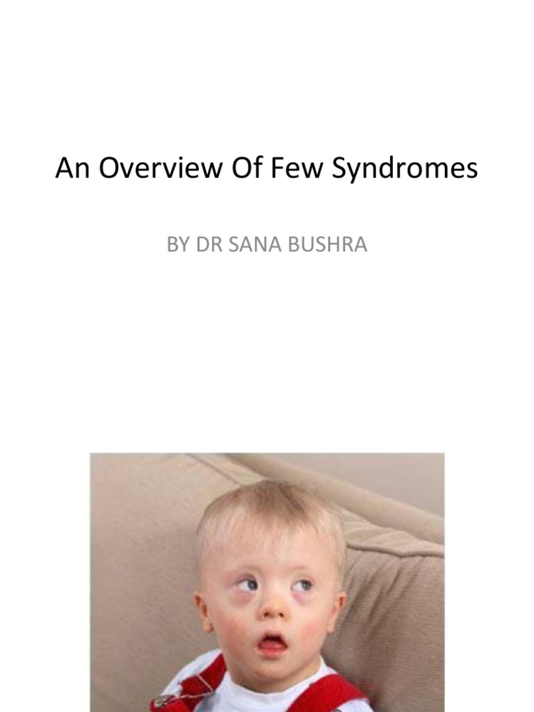 Overview of Pediatric Syndromes | PDF | Ear | Congenital Disorder