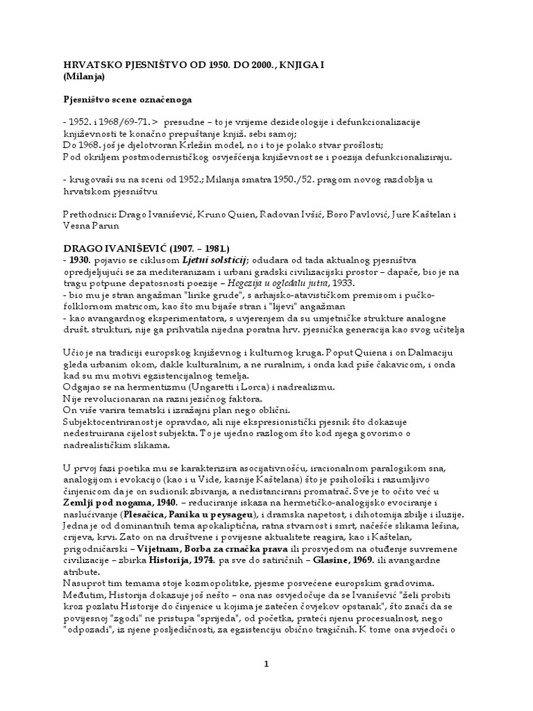 Cvjetko Milanja | PDF