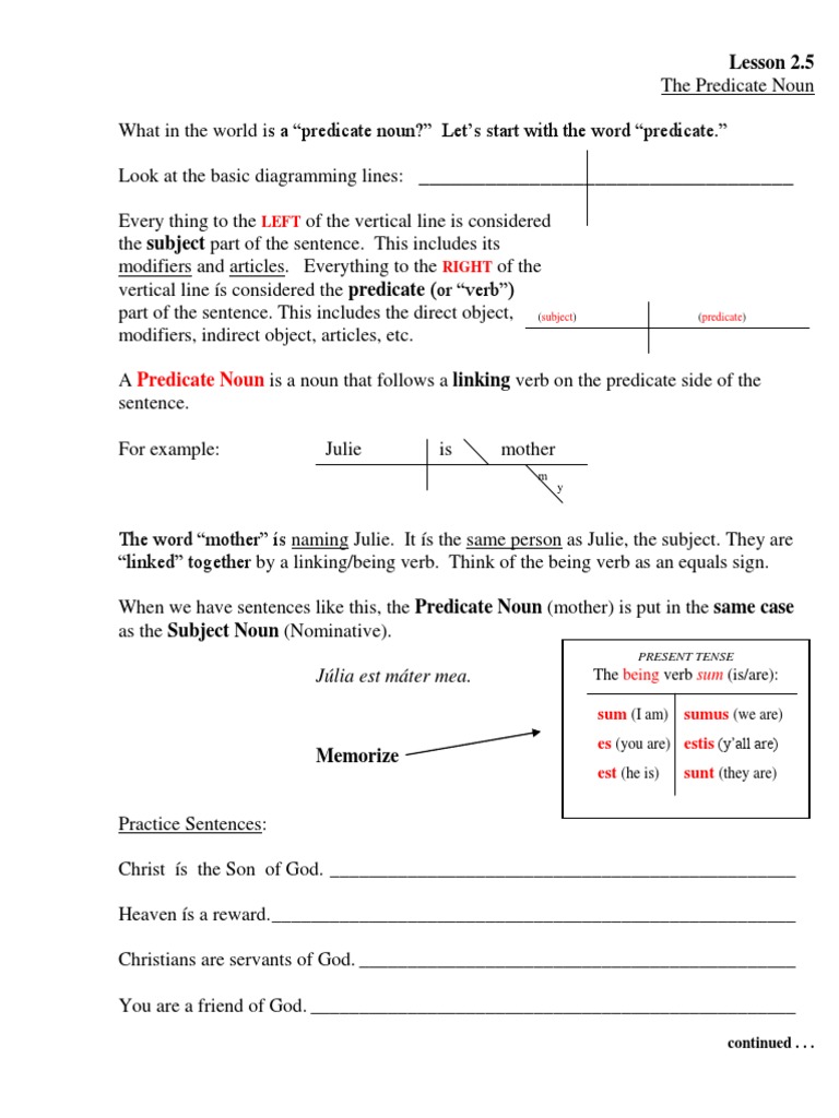 Henle First Year Latin - Lesson 2.5 | PDF