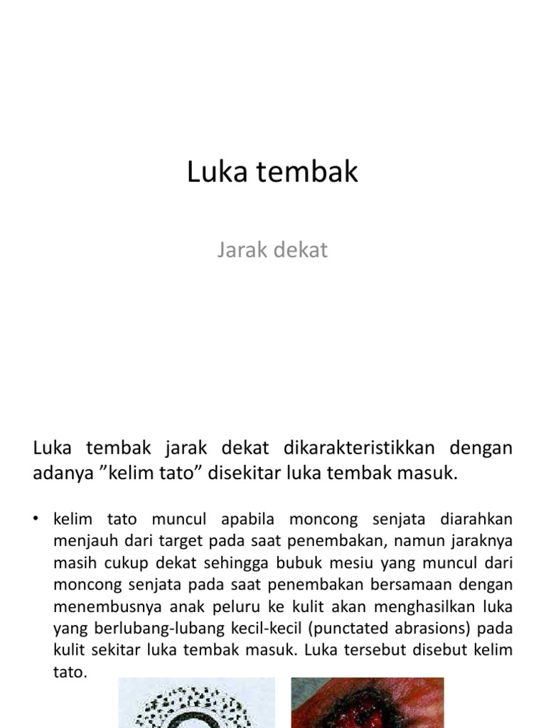 Luka Tembak | PDF