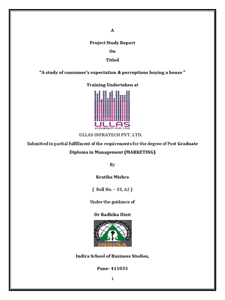 S.I.P Project Report On Real Estate | PDF | Title Insurance | Loans