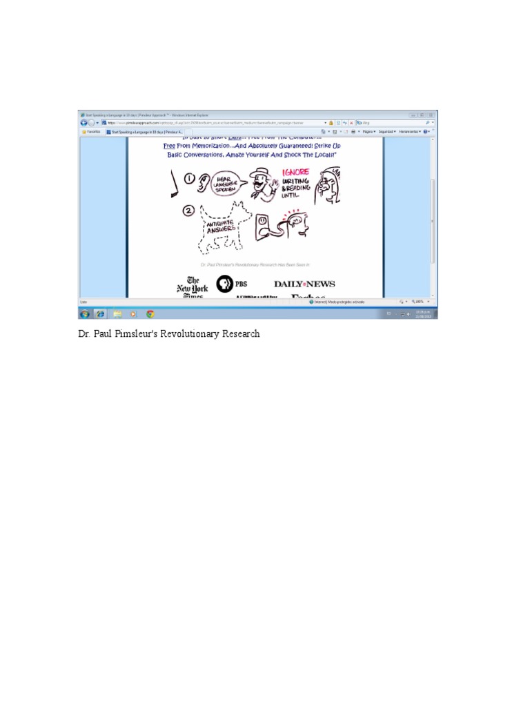 Pimsleur's Language Learning Breakthrough | PDF