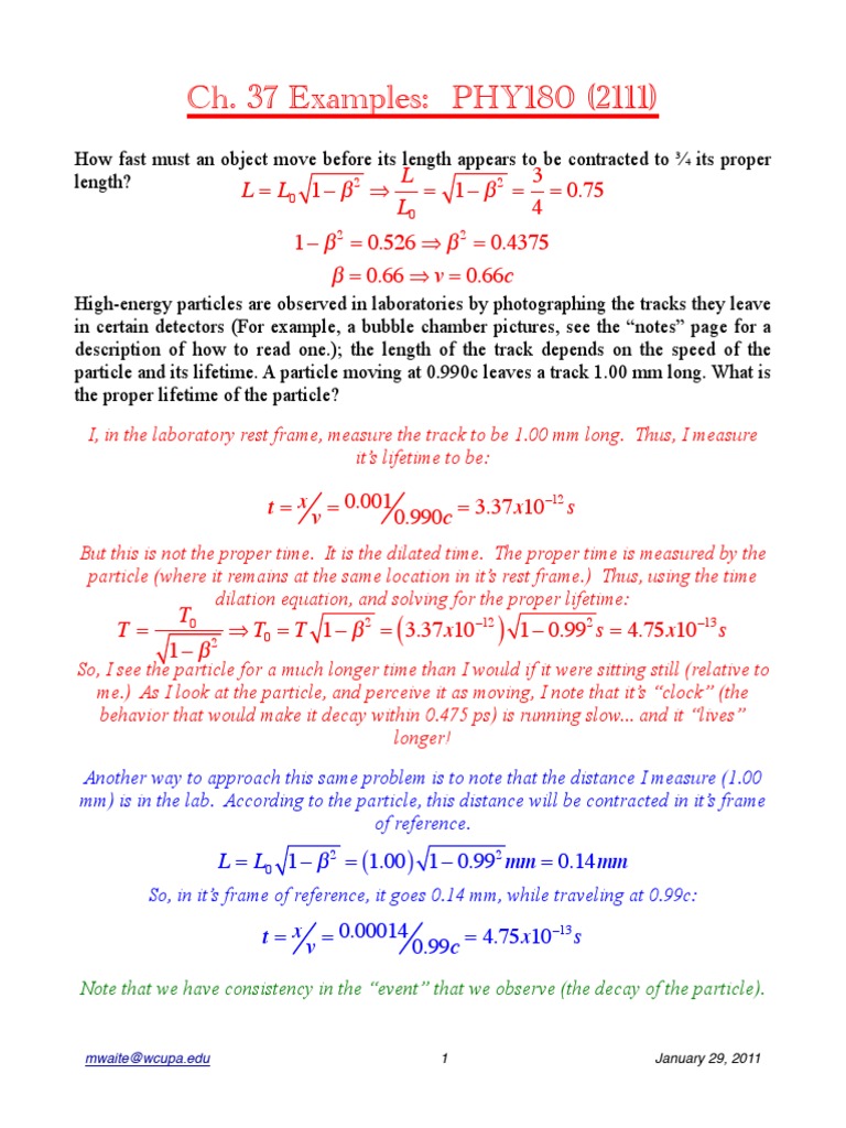 37 Examples | PDF | Electronvolt | Multistage Rocket
