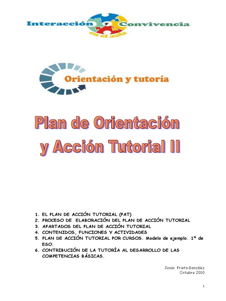 05.plan Accion Tutorial 2 | PDF