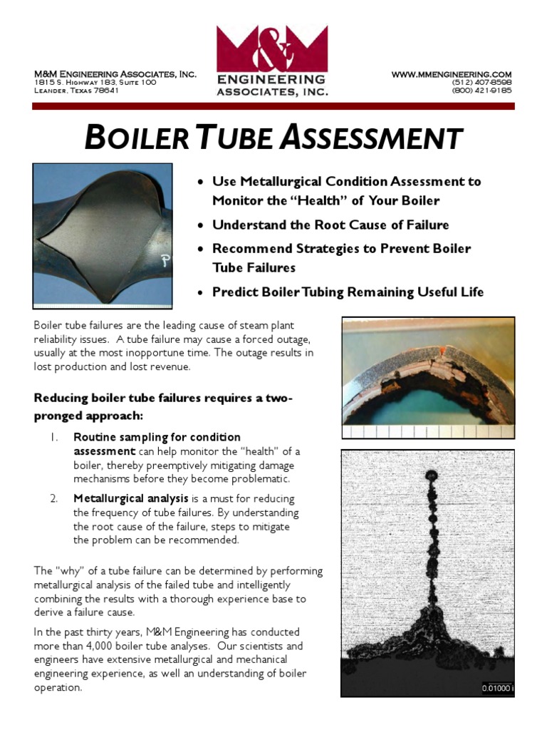 Boiler Tube Assessment | Download Free PDF | Boiler | Creep (Deformation)