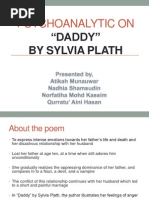 Daddy: Sylvia Plath | PDF