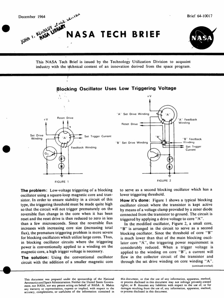 'Nasa Tech Brief: L N'Al A | Download Free PDF | Electronic Oscillator ...