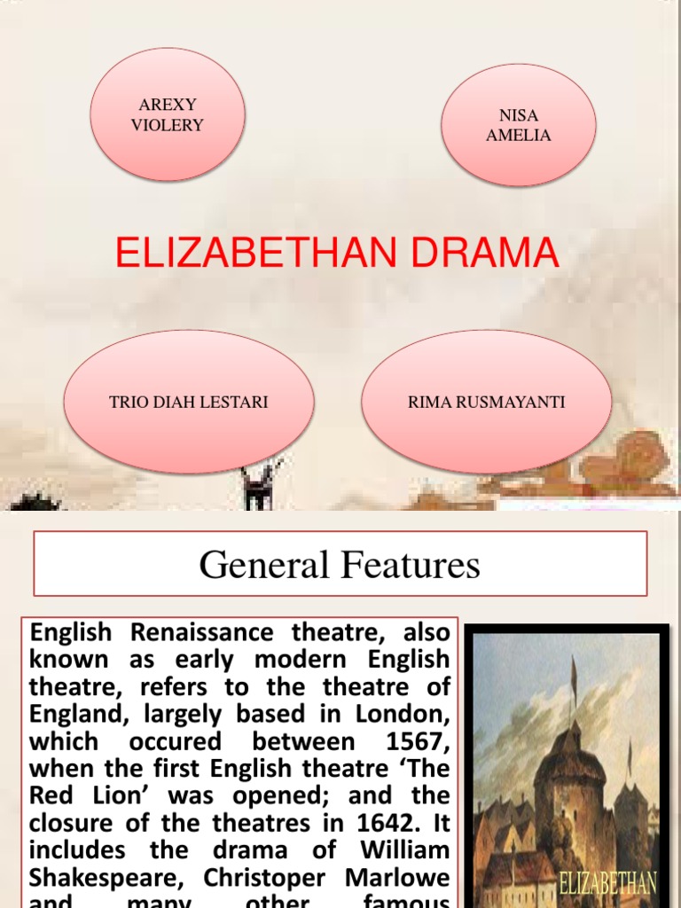 Elizabethan Drama | PDF | English Renaissance | Theatre