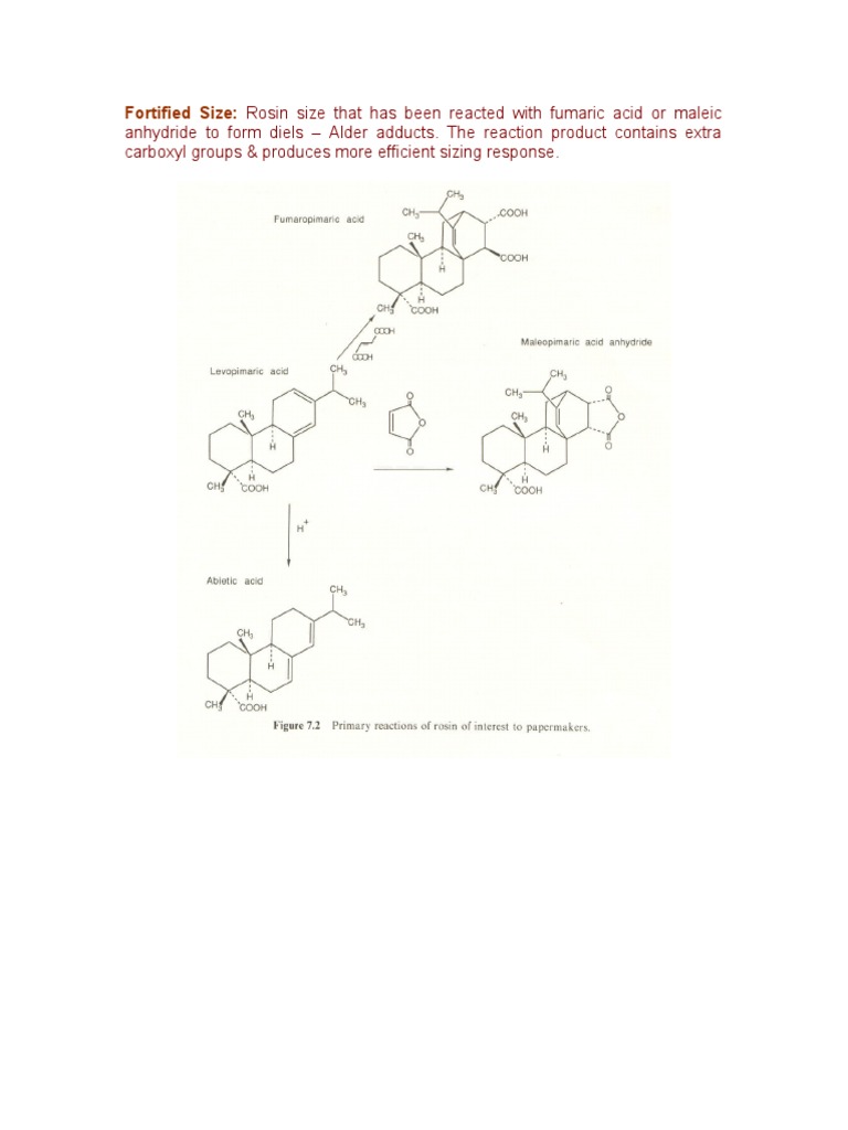 Alum Rosin Sizing | PDF | Cellulose | Hydrolysis