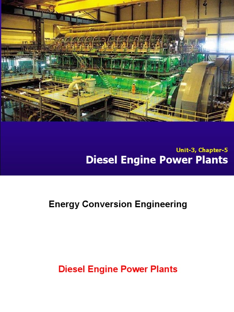 Diesel Engine Power Plants | PDF | Internal Combustion Engine | Radiator
