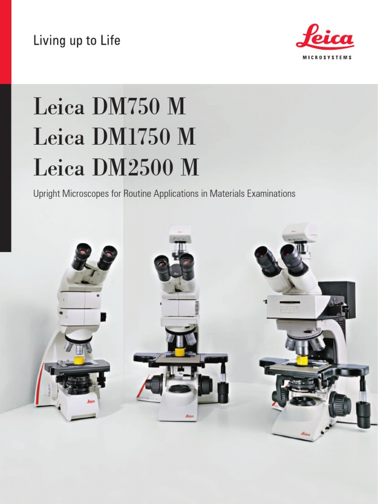 Leica Dm1750m-Dm750m-Dm2500m Brochure en | PDF | Microscopy | Lighting