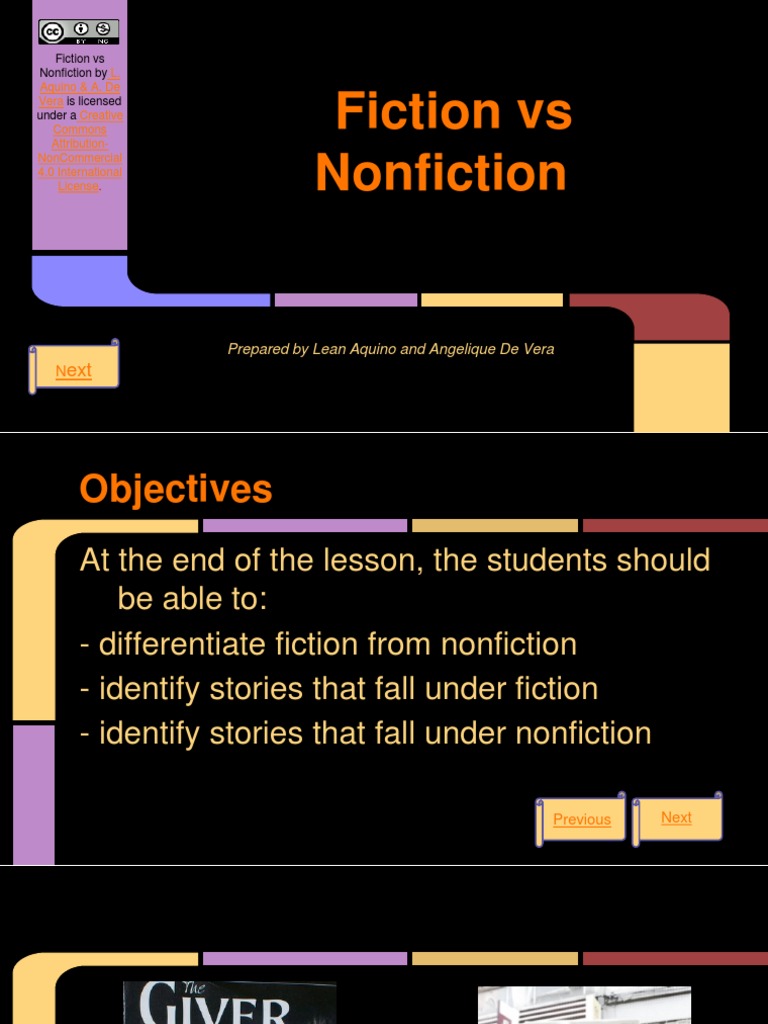 Fiction vs Nonfiction for 6th Grade | PDF | Non Fiction