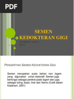 Restorasi GIC (Sifat, Bahan, Indikasi, Aplikasi) | PDF