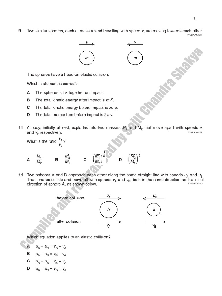 9702 - p1 - Dynamics - All (Finished Upto May-June 2012) | PDF ...
