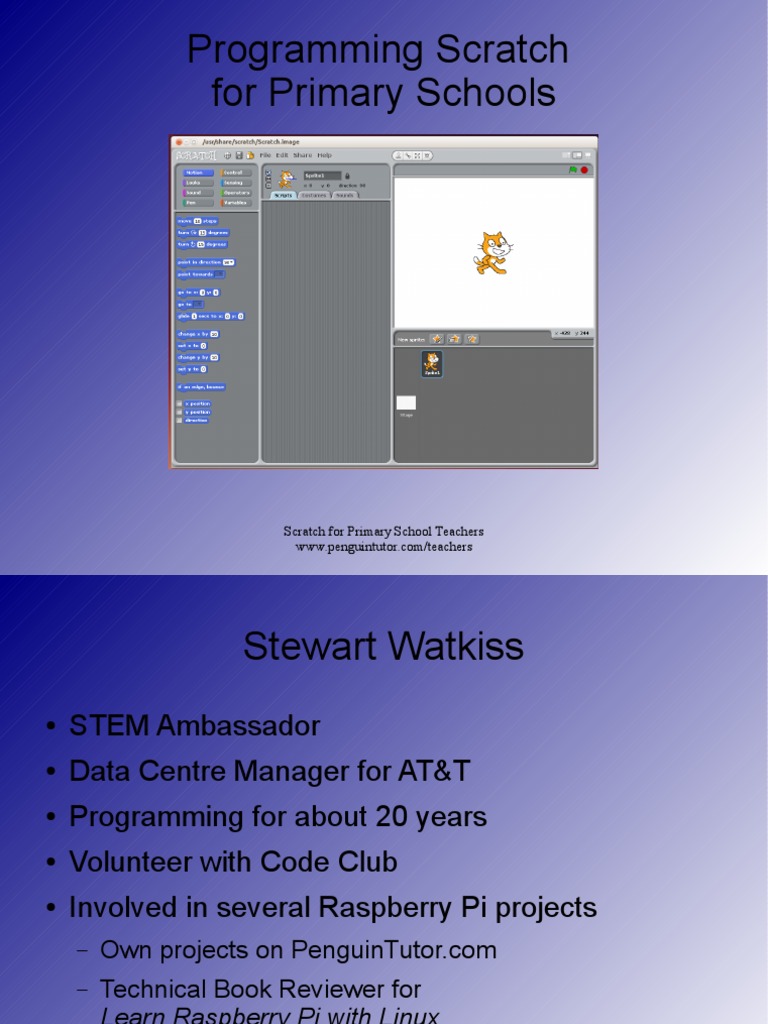 Scratch 4 Teachers | PDF | Computing | Further Education