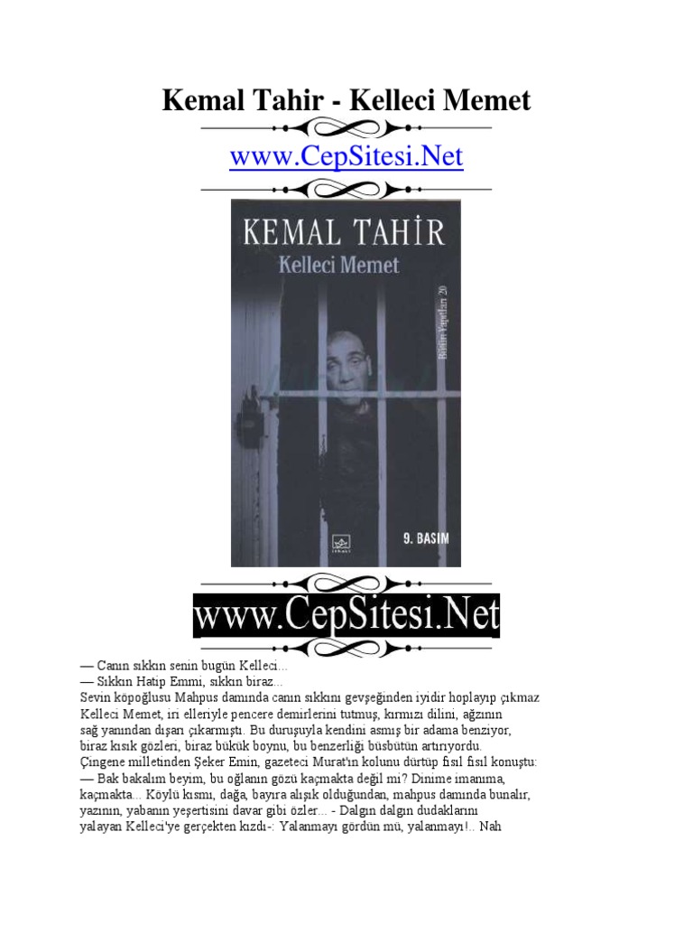 Kemal Tahir - Kelleci Memet | PDF