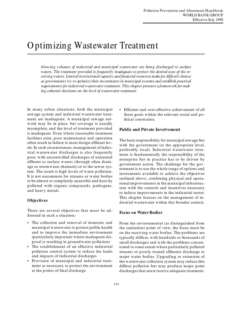 20 Water Quality Management | PDF | Home & Garden