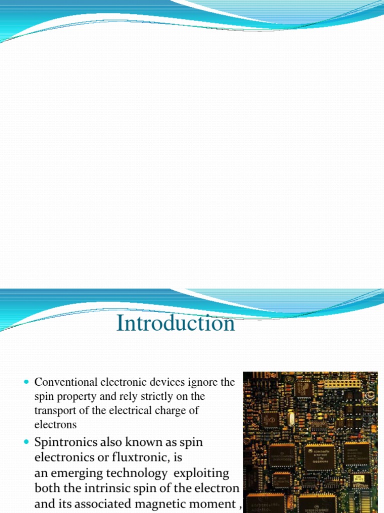 Spintronics Pdf Spin Physics Condensed Matter