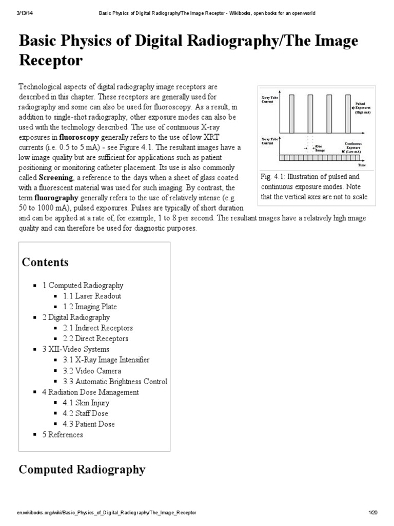 Basic Physics of Digital Radiography - The Image Receptor - Wikibooks, Open Books For An Open ...