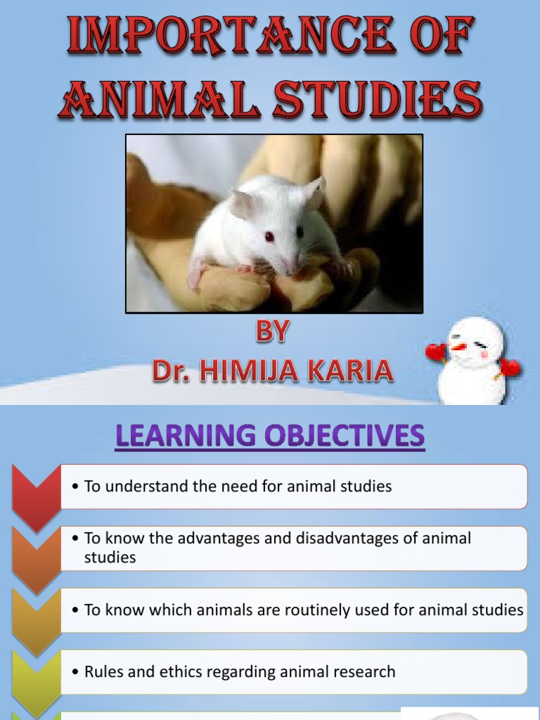 Importance of Animal Studies | PDF | Animal Testing | Regeneration ...