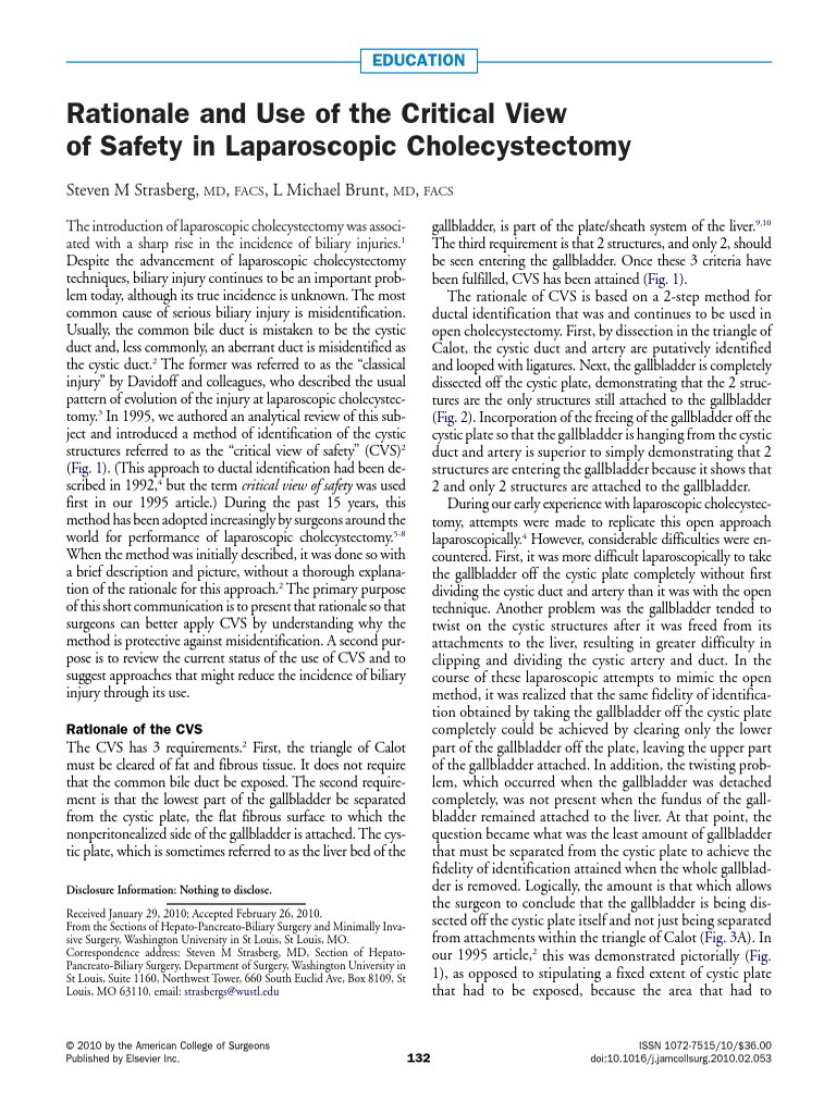 Critical View of Safety | PDF