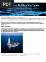 Types of Offshore Structures | PDF