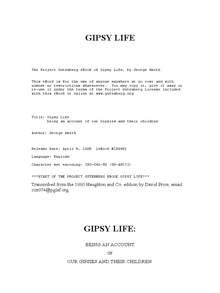 Gipsy Life | PDF | Crime Thriller