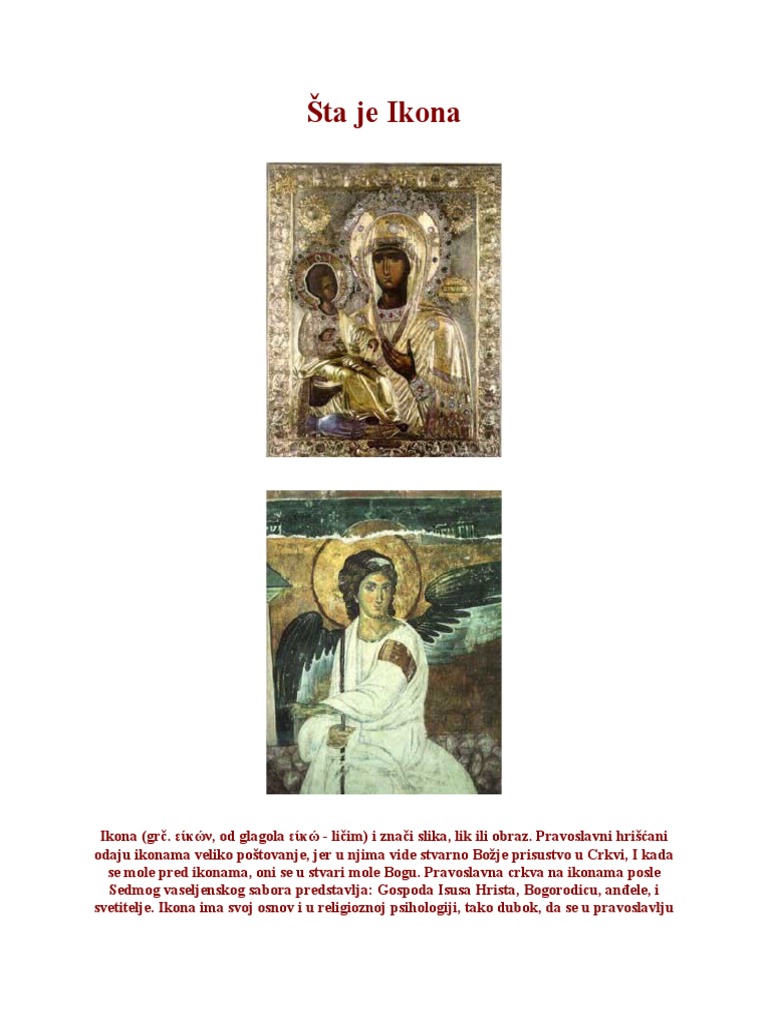Šta Je Ikona | PDF