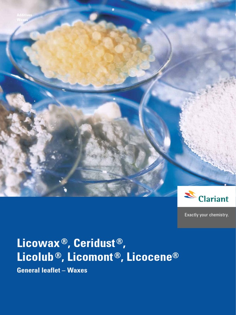 Clariant Micronized Waxes | PDF | Wax | Paint