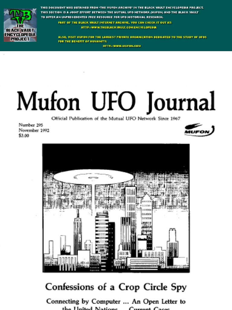 Mufon UFO Journal | PDF | Ufology | Unidentified Flying Object