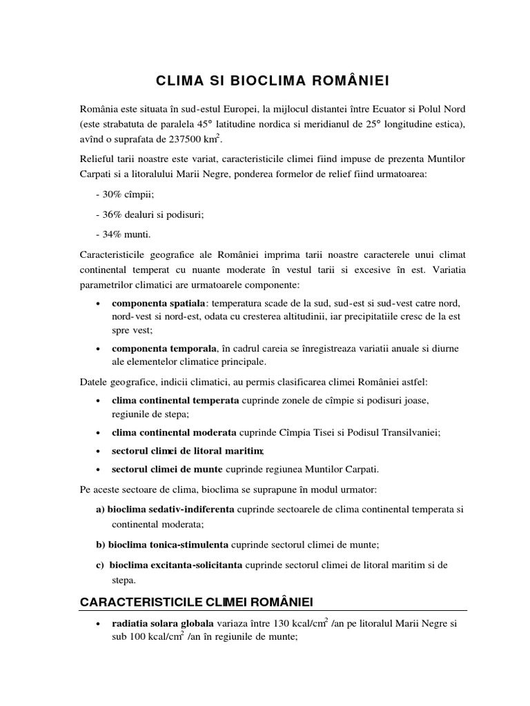 Clima Bioclima Balneo BFT | PDF