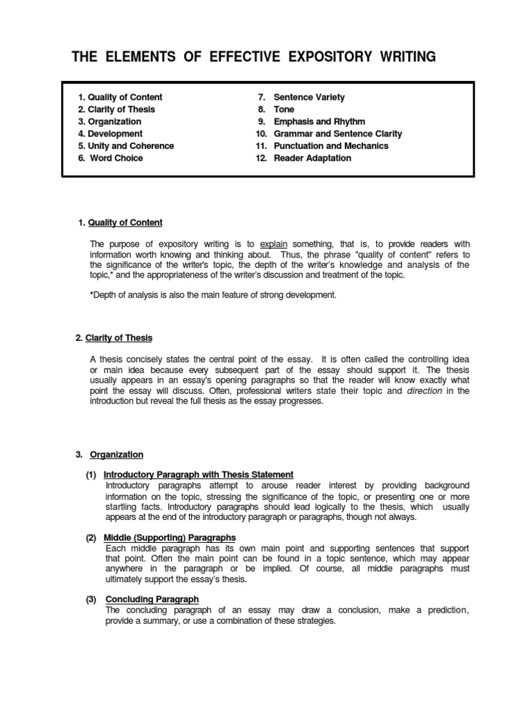 ENG - Elements of Good Writing | PDF | Career & Growth | Foreign ...