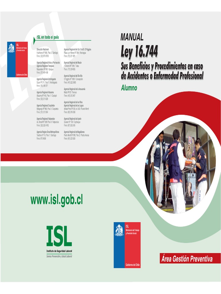 Ley 16.744 | PDF | Derecho laboral | Seguro