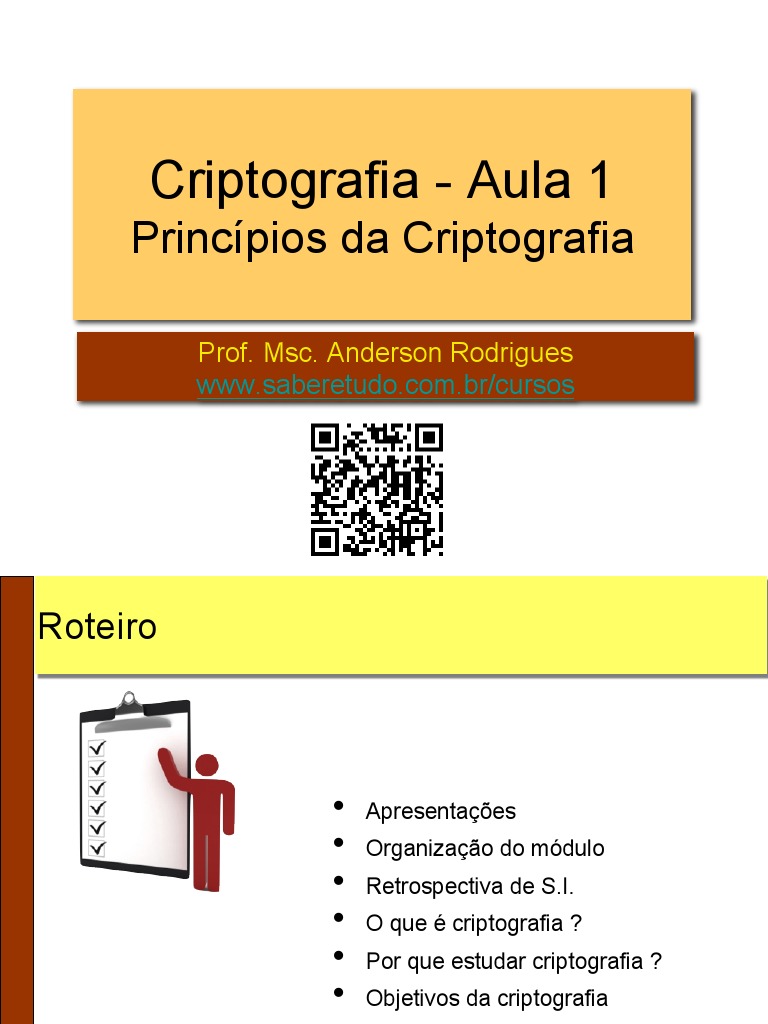 Princípios de Criptografia | PDF | Criptografia | Chave (criptografia)