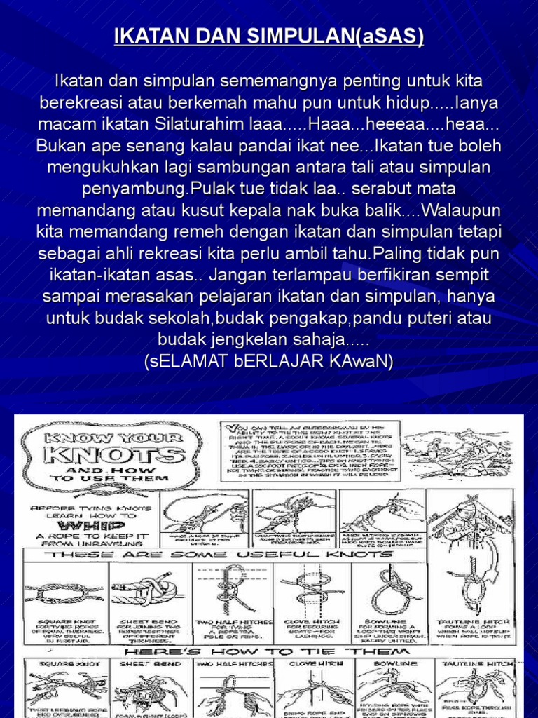 Ikatan Dan Simpulan Pengakap